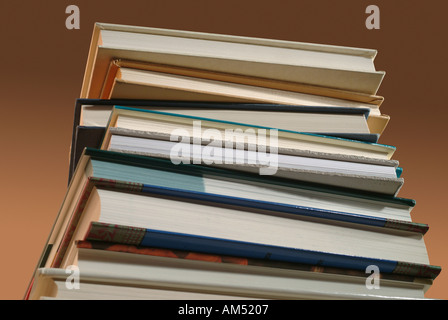 Stack of reference books Stock Photo - Alamy