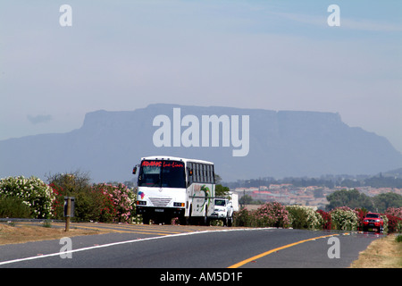 N1 Highway into Cape Town City - South Africa Stock Photo - Alamy