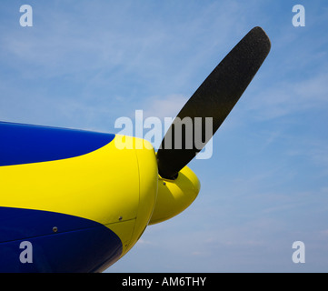 Aircraft propeller nose cone Stock Photo - Alamy