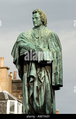 The Thomas Chalmers statue, George Street, Edinburgh City, Scotland, UK ...