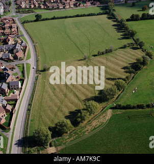 UK Crop marks, Archaeology. Aerial photography Stock Photo - Alamy