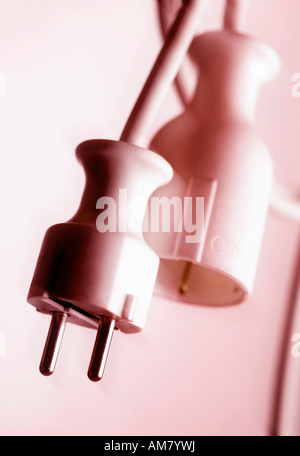 220 Volt power socket and cable, power and energy supply 220 Volt power ...