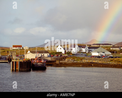 Ferry Terminal and Quay Lochmaddy Loch nam Madadh North Uist Outer ...