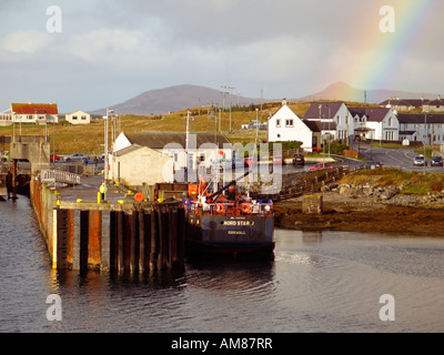Ferry Terminal and Quay Lochmaddy Loch nam Madadh North Uist Outer ...
