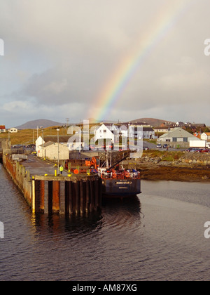 Ferry Terminal and Quay Lochmaddy Loch nam Madadh North Uist Outer ...
