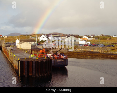 Ferry Terminal and Quay Lochmaddy Loch nam Madadh North Uist Outer ...