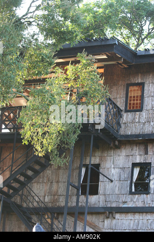 Treetops hotel, Aberdare National Park, Kenya Stock Photo - Alamy