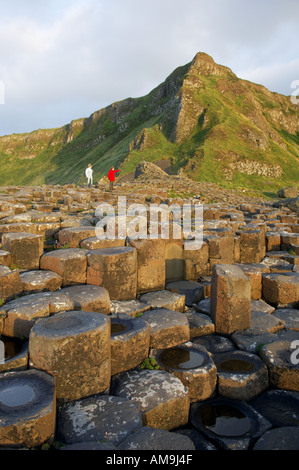Rock formation Giant's Causeway Moyle Northern Ireland Stock Photo - Alamy