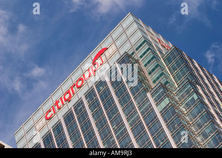 Citigroup UK headquarters 33 Canada Square Canary Wharf London Designed ...