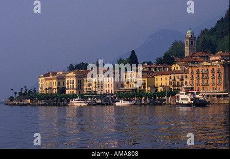 Ferry dock on Lake Como Stock Photo - Alamy