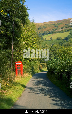 A rural red telephone box Powys, Wales, UK Stock Photo - Alamy