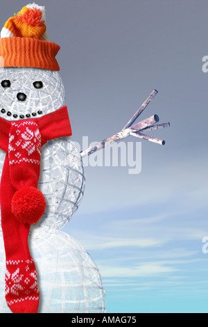 High tech snowman Stock Photo - Alamy