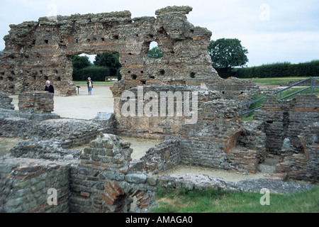 The remains of the Roman city at Wroxeter, near Shrewsbury, Shropshire ...