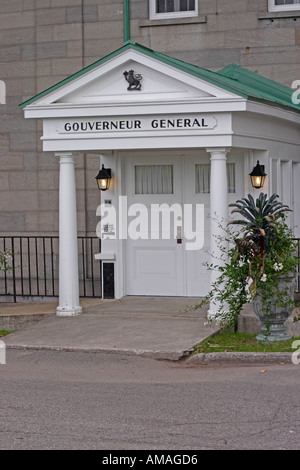 Governor Generals Office inside the Citadel in Quebec City Stock Photo ...
