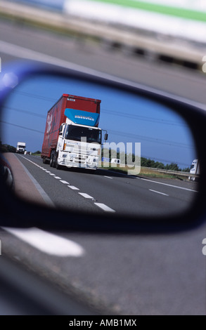 Traffic on the M1 Highway approaching the two one way toll bridges ...