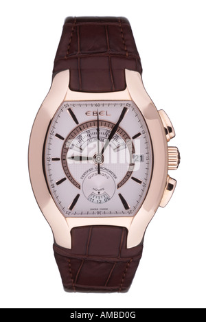 Ebel automatic gold watch Swiss Chronometer Stock Photo - Alamy