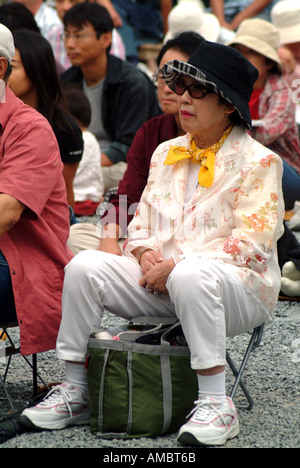 Audience at a concert Arashiyama Kyoto Japan Stock Photo - Alamy