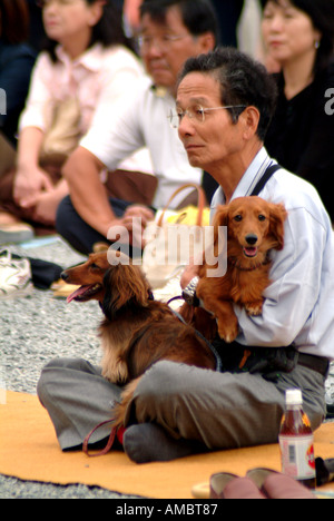 Audience at a concert Arashiyama Kyoto Japan Stock Photo - Alamy