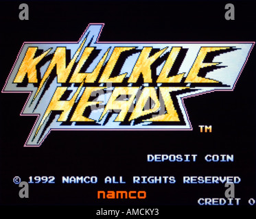 Knuckle Heads Namco 1992 vintage arcade videogame screenshot ...