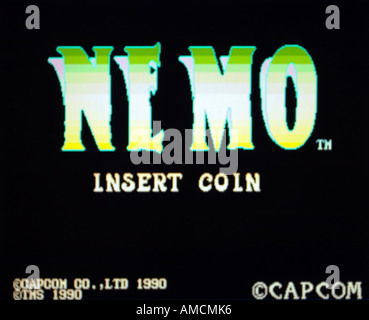 Nemo Capcom 1990 vintage arcade videogame screenshot - EDITORIAL USE ...