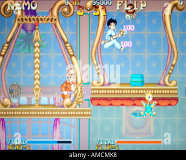 Nemo Capcom 1990 vintage arcade videogame screenshot - EDITORIAL USE ONLY Stock Photo - Alamy
