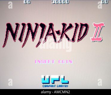 Ninja Kid II 2 UPLP Co Ltd 1987 vintage arcade videogame screenshot ...