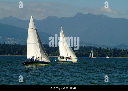 Sailing yacht race Martin 242 Vancouver Stock Photo - Alamy