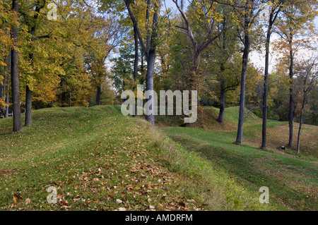 American Civil War Earth Fort Stock Photo - Alamy