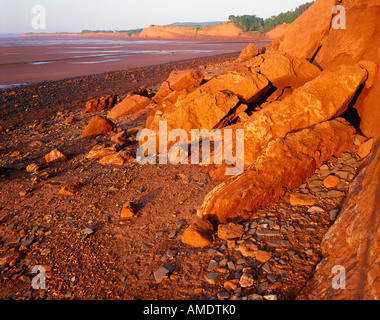 Low tide at the beach - Blomidon Provincial Park, Nova Scotia, Canada ...