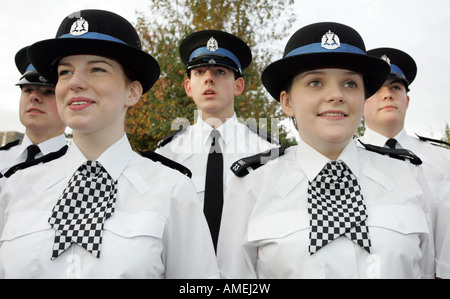 male and female Grampian Police officers from Aberdeen, Scotland, UK ...