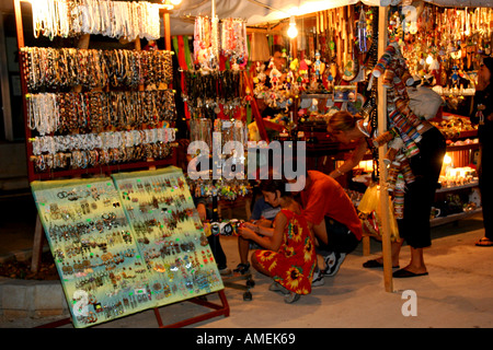 Market fair in Stari Grad town at night on Hvar Island Stock Photo - Alamy