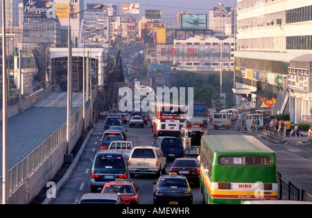 Traffic jam Manila Philippines Stock Photo - Alamy