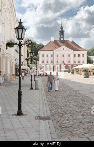 Cityscape of Tartu town in Estonia Stock Photo - Alamy