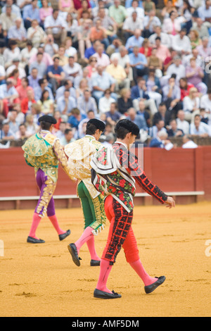 Bullfighter at the paseillo or initial parade Bullfight at Andujar ...
