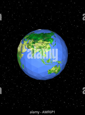 Globe Pacific Rim Stock Photo - Alamy