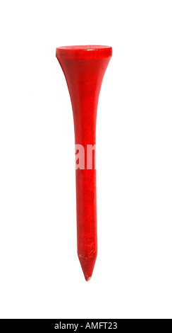 Red golf peg Stock Photo - Alamy