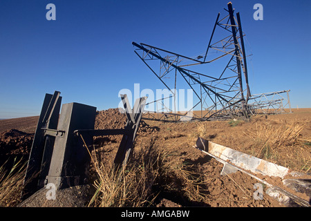 Pylon renewal Stokesley North Yorkshire England UK Stock Photo - Alamy