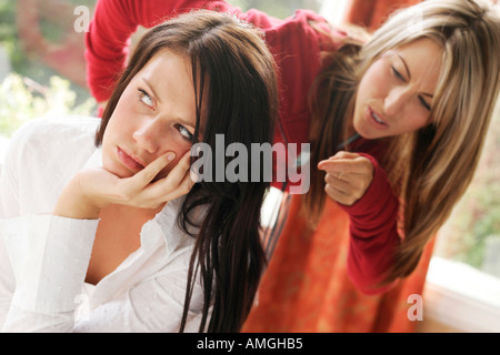 Two girls arguing Stock Photo - Alamy