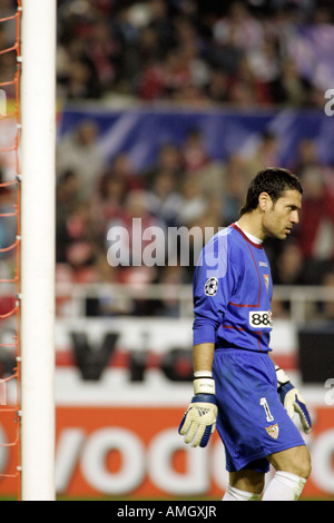 Palop goalkeeper of Sevilla FC Stock Photo - Alamy