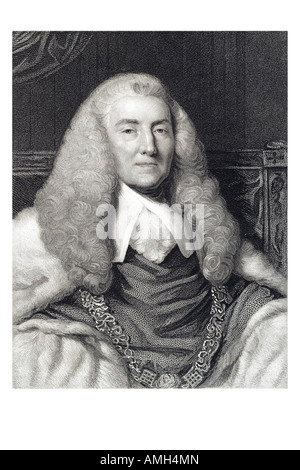 Engraved portrait of William Murray, 1st Earl of Mansfield (1705-1793 ...