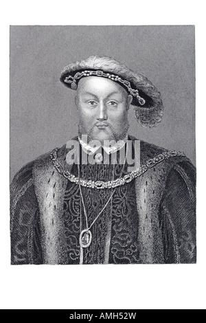 King Henry VIII (1491 - 1547) in 1542. King of England from 1509 until ...