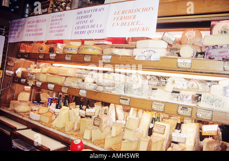 France, Paris, Deli, shop selling delicacies. Shop-window Stock Photo ...