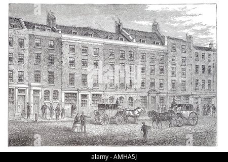 Bank of England, London - late 19th century. Illustration Stock Photo ...