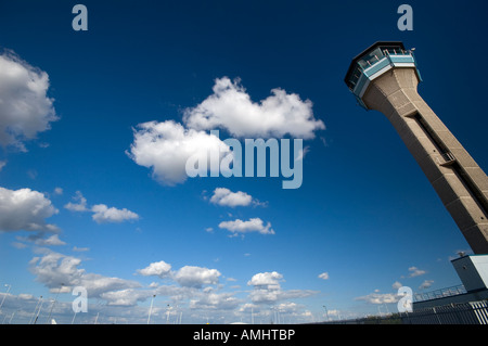 Airport Control Tower, Luton Airport, UK Stock Photo - Alamy