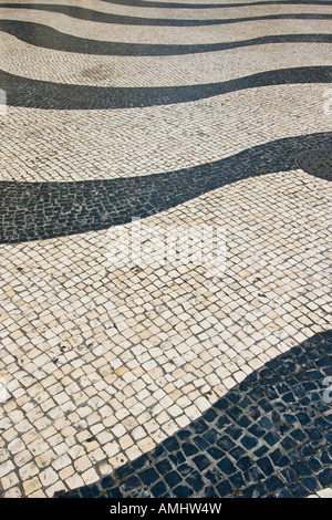 macau portuguese tiles leal senado building Stock Photo - Alamy