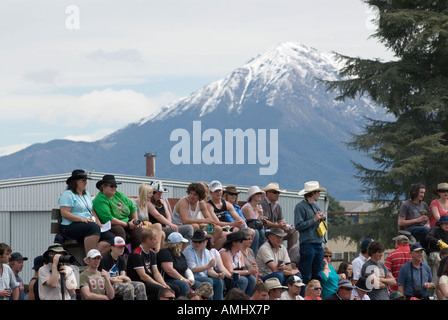 Rodeo audience, Methven Rodeo Stock Photo - Alamy
