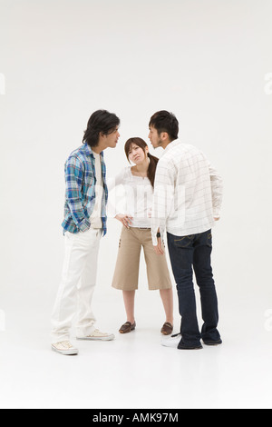 three people arguing Stock Photo - Alamy