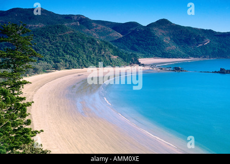Scenic view of Cape Hillsborough beach in Cape Hillsborough National ...