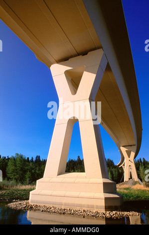 The Stoney Trail Bridge, Calgary, Alberta Canada Stock Photo - Alamy