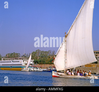 Dhow on the Nile Stock Photo - Alamy